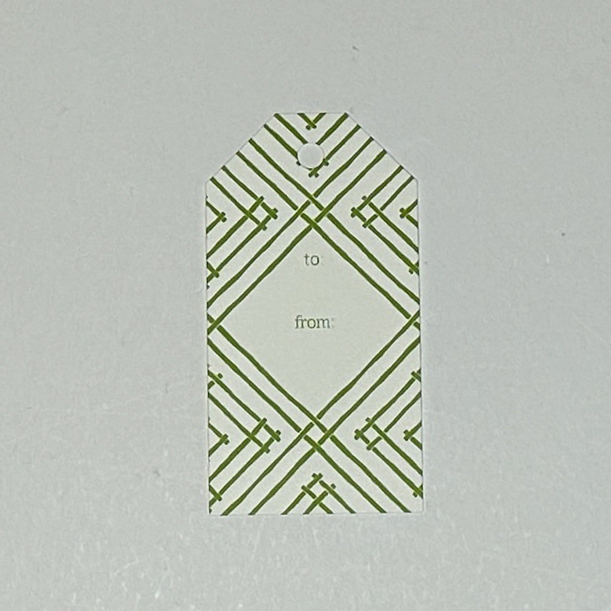 Island House Reverse Forest Green Gift Tags, Pack of 10 – Madcap Cottage